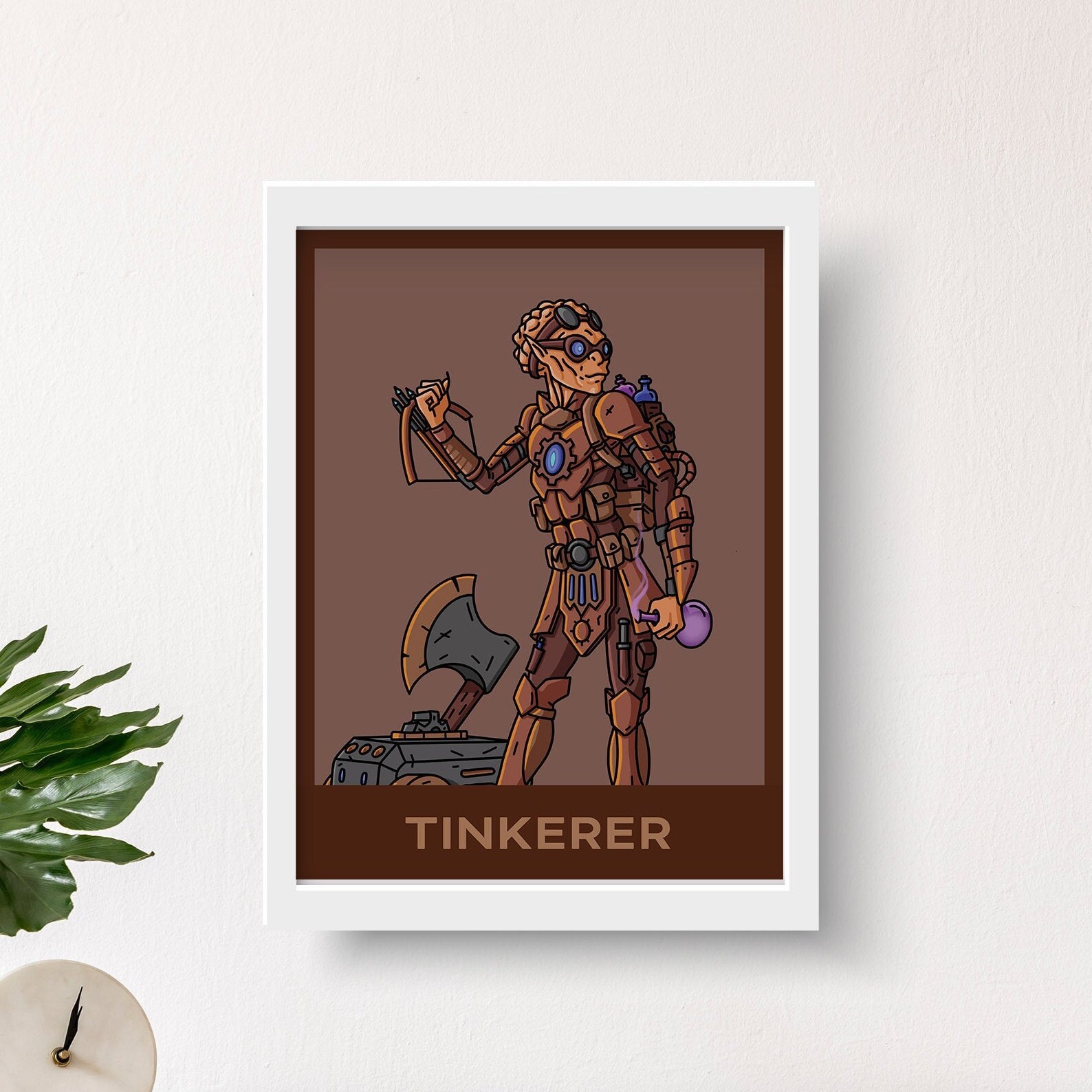 Gloomhaven Tinkerer Poster, Tabletop RPG, Board Game Geek, Gifts for ...