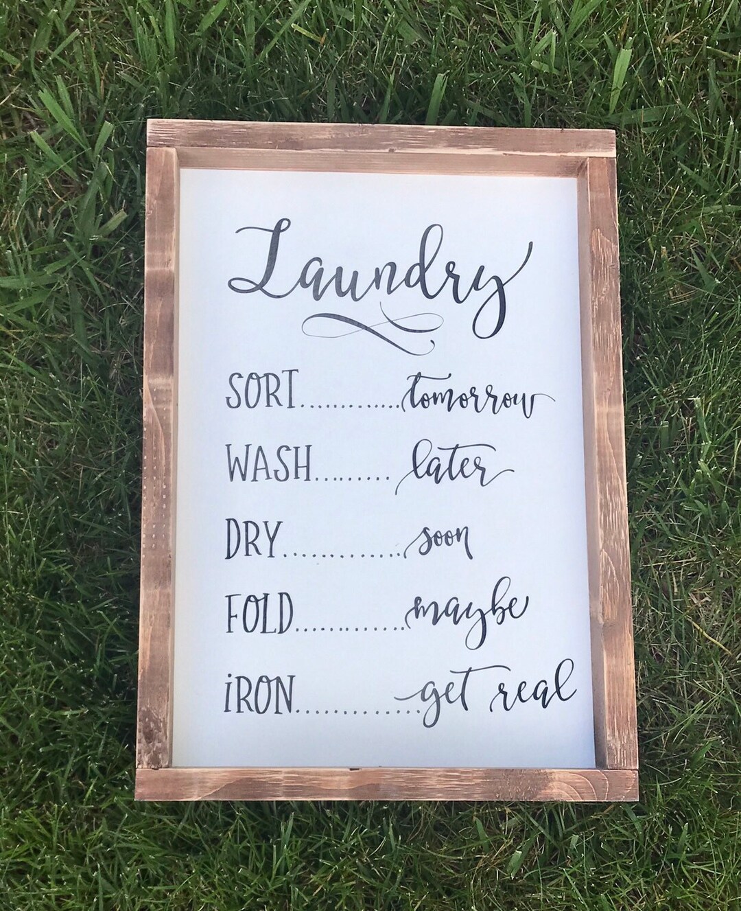 Laundry Room Decor, Laundry Sign, Funny Laundry Decor, Laundry Room ...