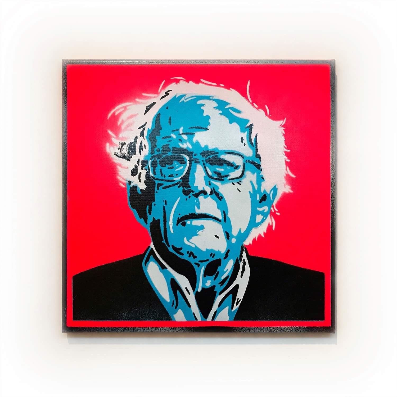 Bernie Sanders Spray Paint Wall Art / Original Stencil - Etsy España
