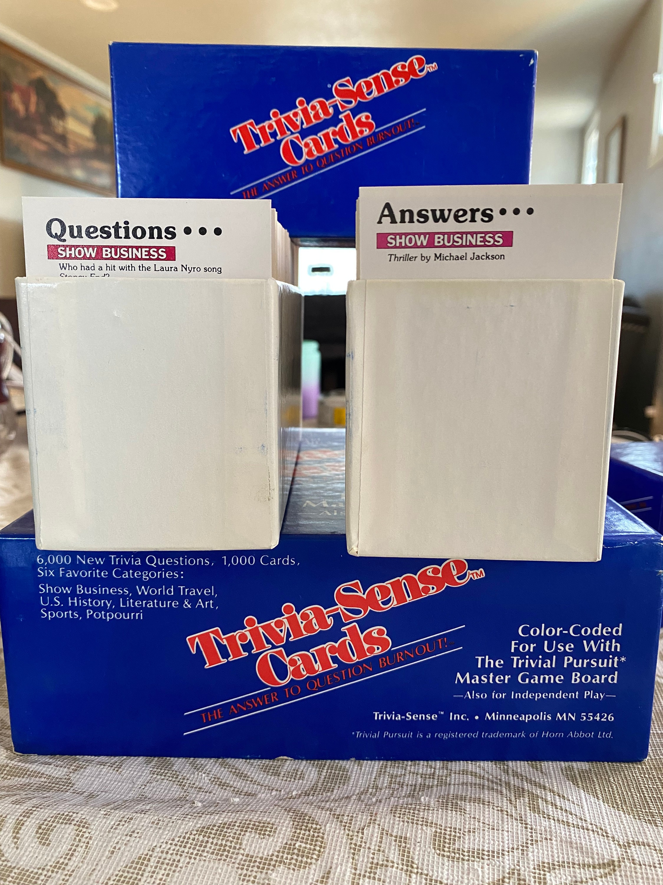 Vintage Trivia Game, Trivia-sense Cards, 1984 Trivia Question Cards - Etsy