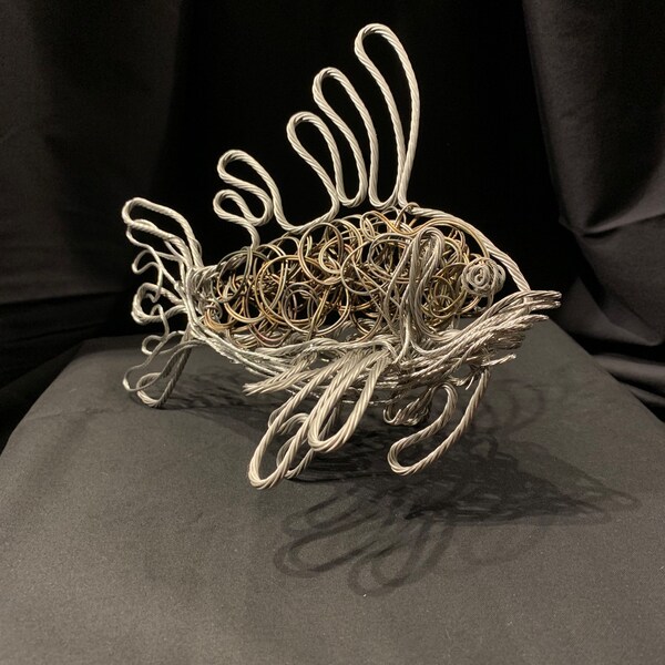 Wire Fish Sculpture - Etsy