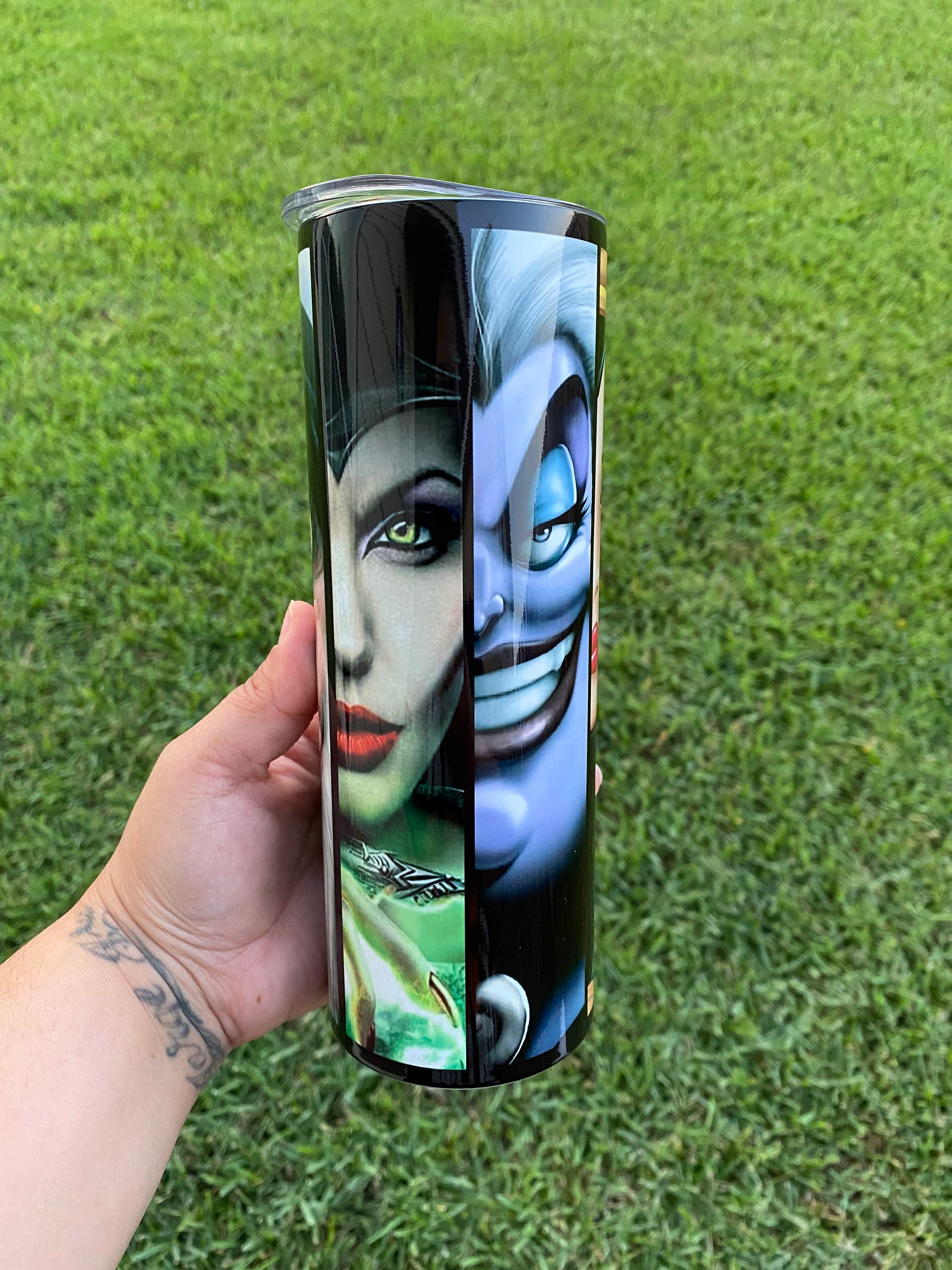 Halloween Tumbler - Girl Villains Tumbler - Evil Queen - Maleficent ...