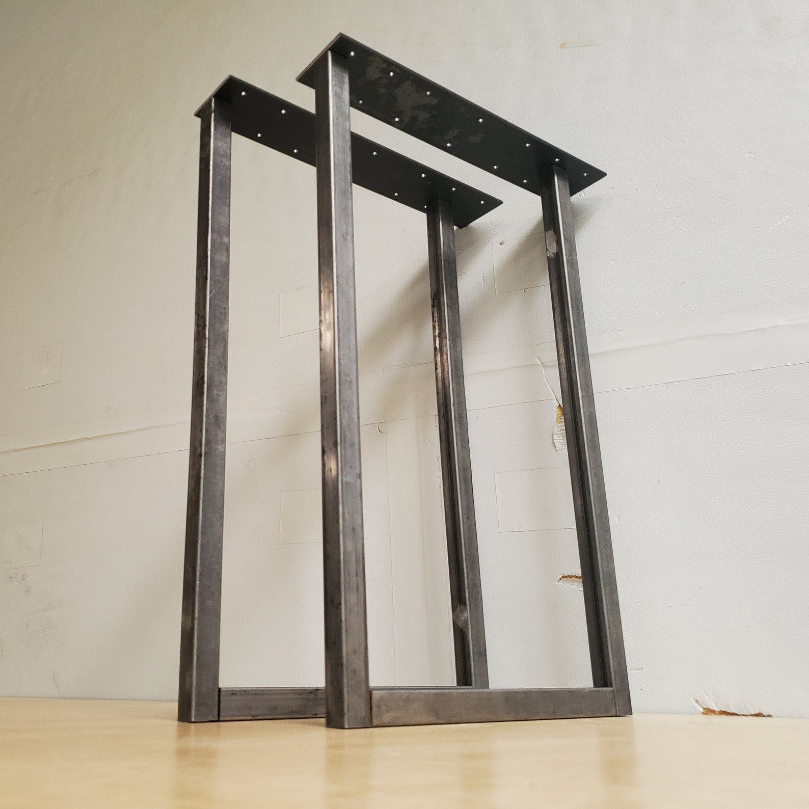 1x1 Modern Industrial U-shape Square Steel Metal - Etsy