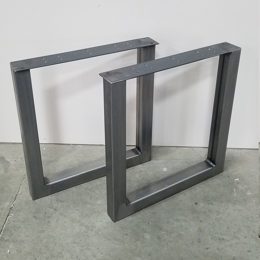 2"x2" Modern Industrial U-shape Steel Metal Table Legs - Etsy