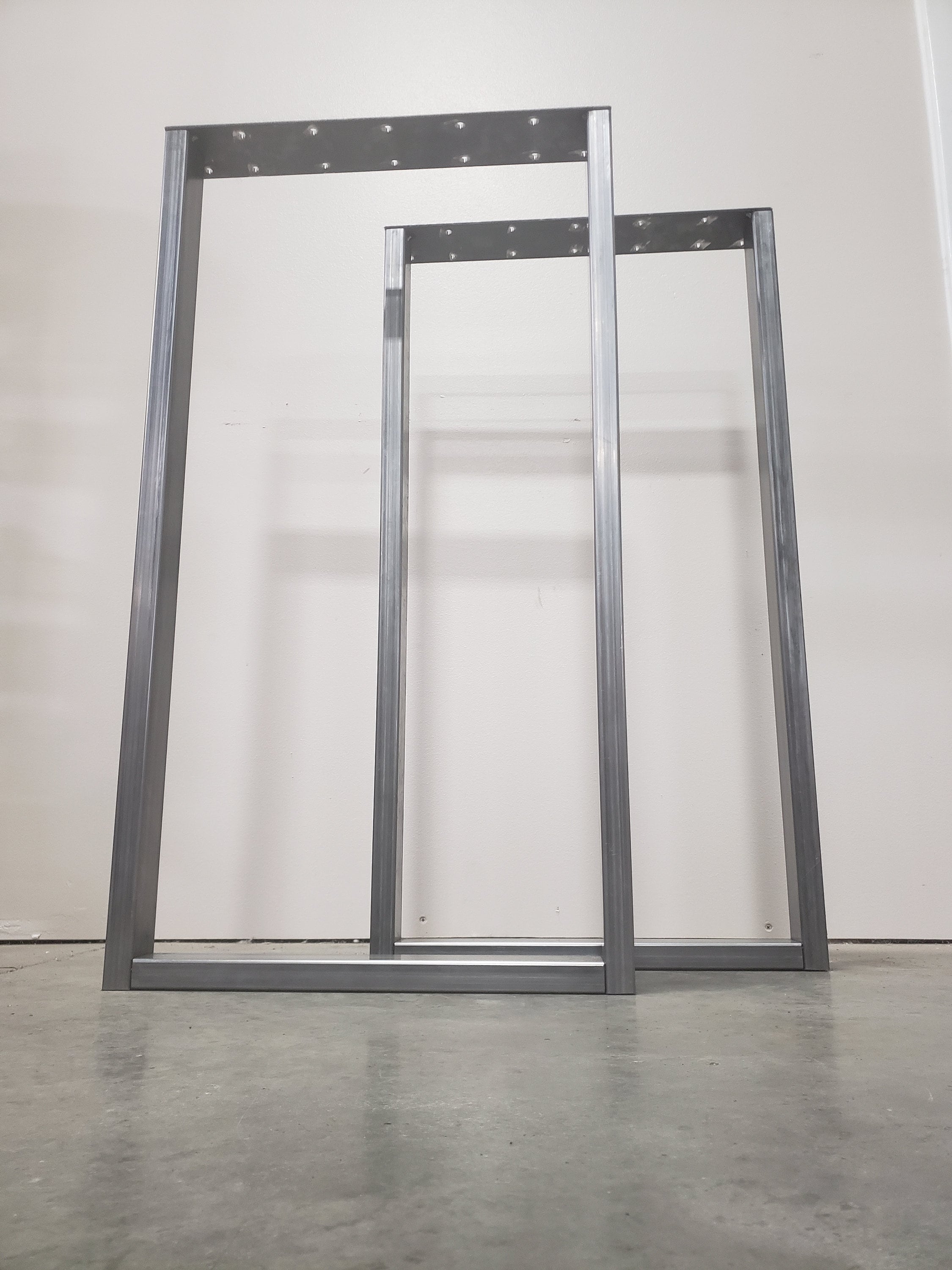 2x1 Modern Industrial U-shape Rectangular Steel - Etsy