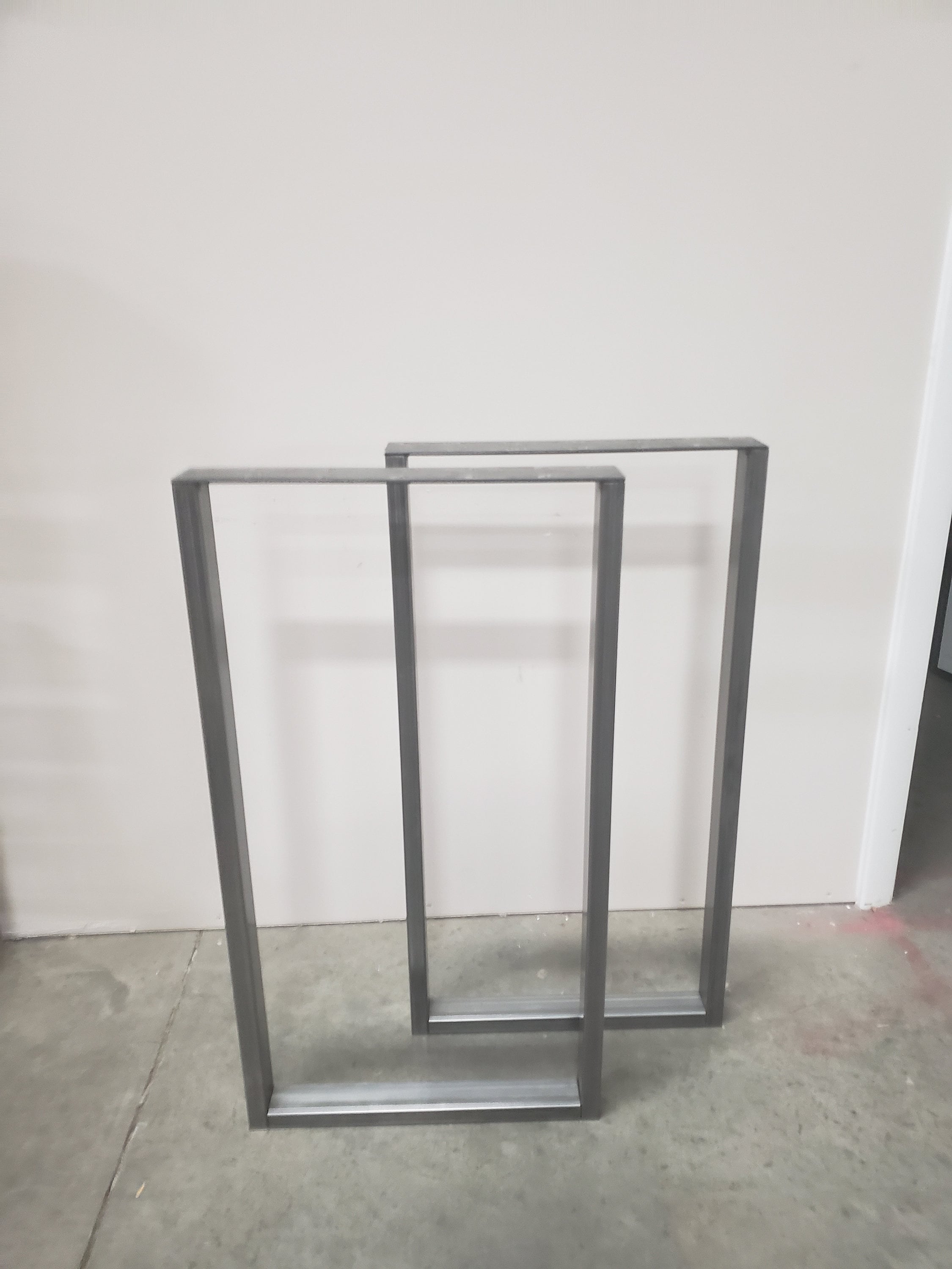 2"x1" Modern Industrial U-shape Rectangular Steel Metal Table Legs - Etsy