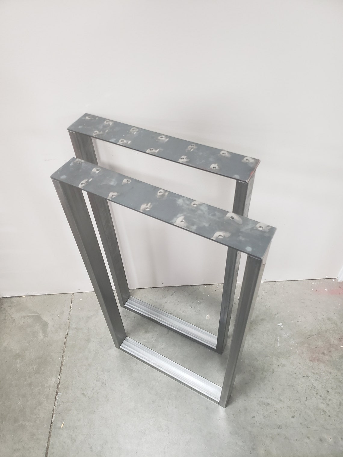 2x1 Modern Industrial U-shape Rectangular Steel - Etsy