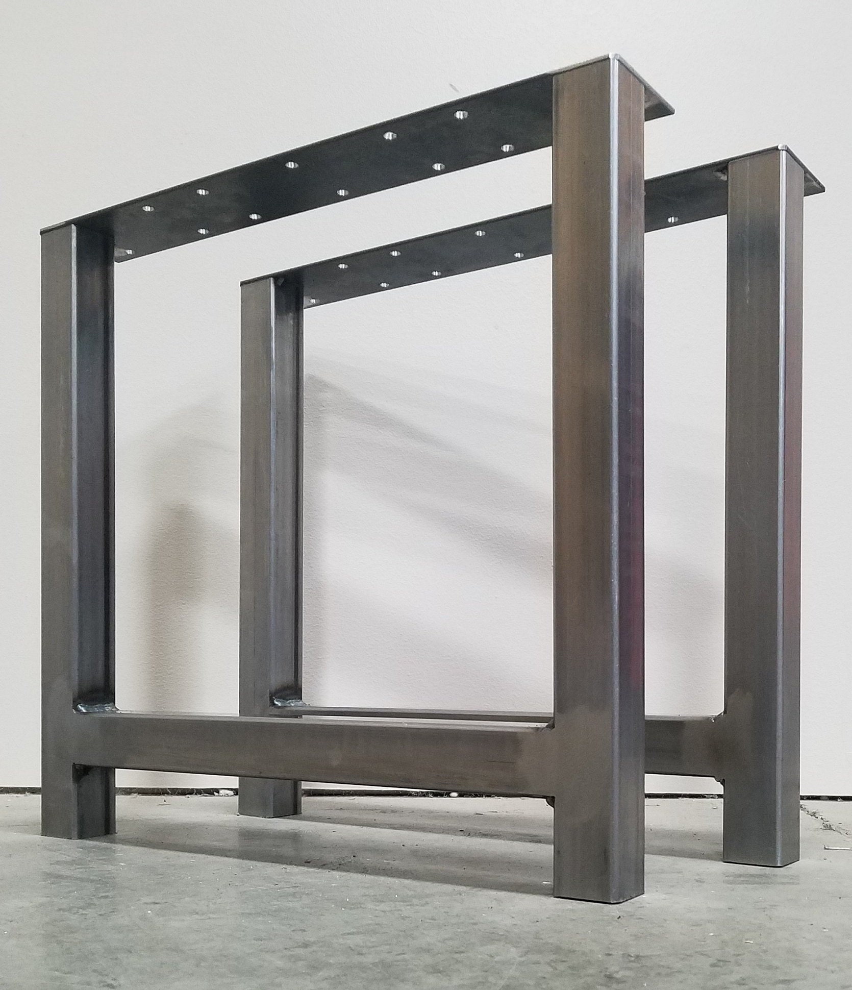 2x2 Modern Industrial H-shape Square Steel Metal - Etsy