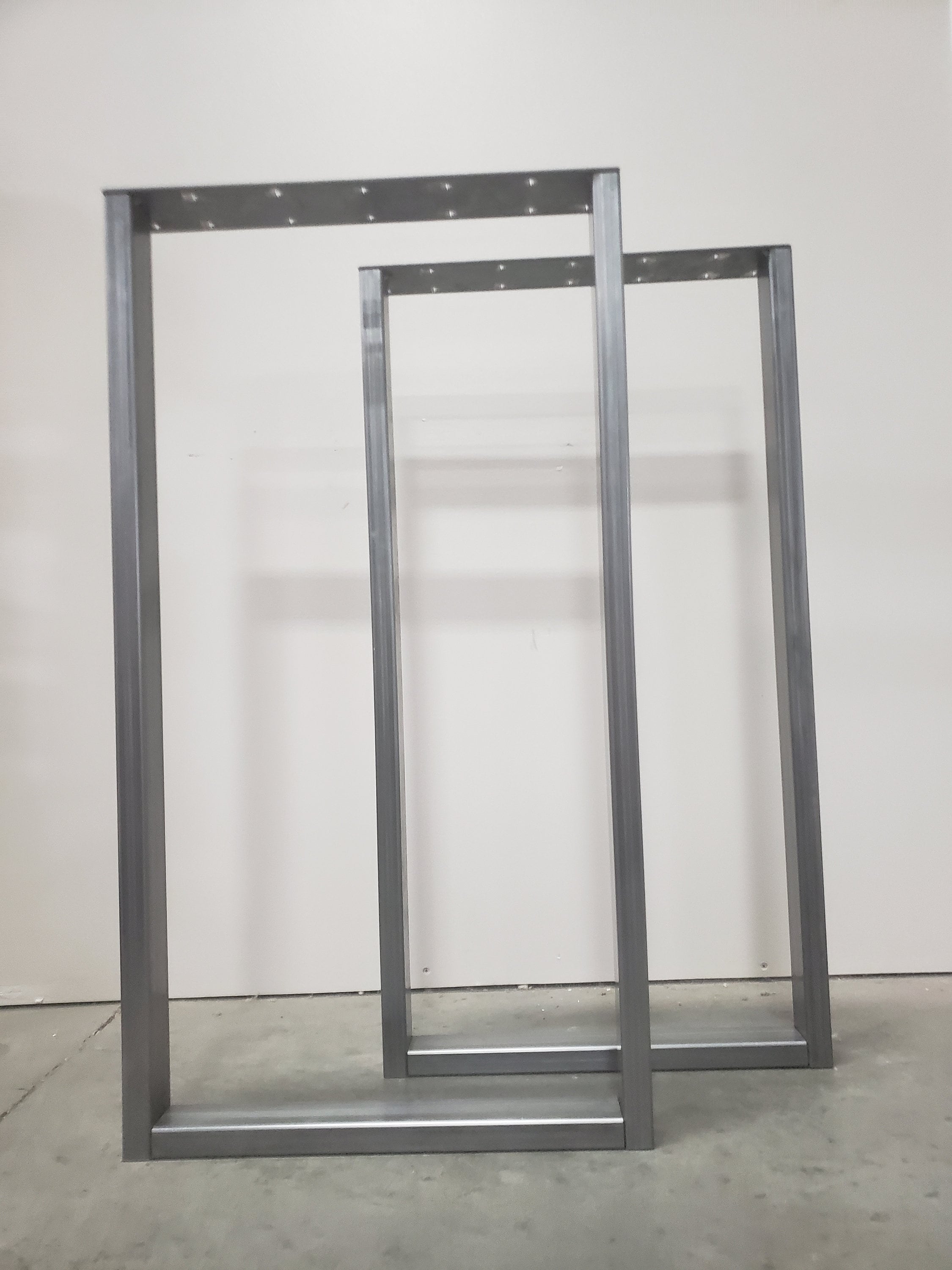 2x1 Modern Industrial U-shape Rectangular Steel - Etsy