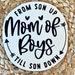 Boy Mama Sticker | Blue Rainbow | Sticker | Vinyl Decal | Water Bottle ...