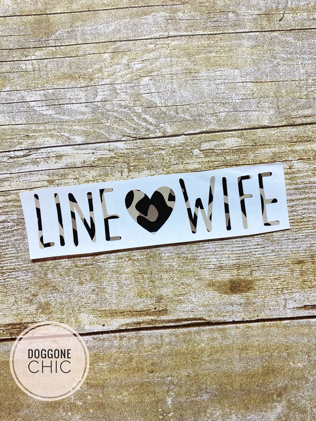 Line Wife Vinyl Decal / Line Wife Sticker / Line Man / Tumbler Decal ...