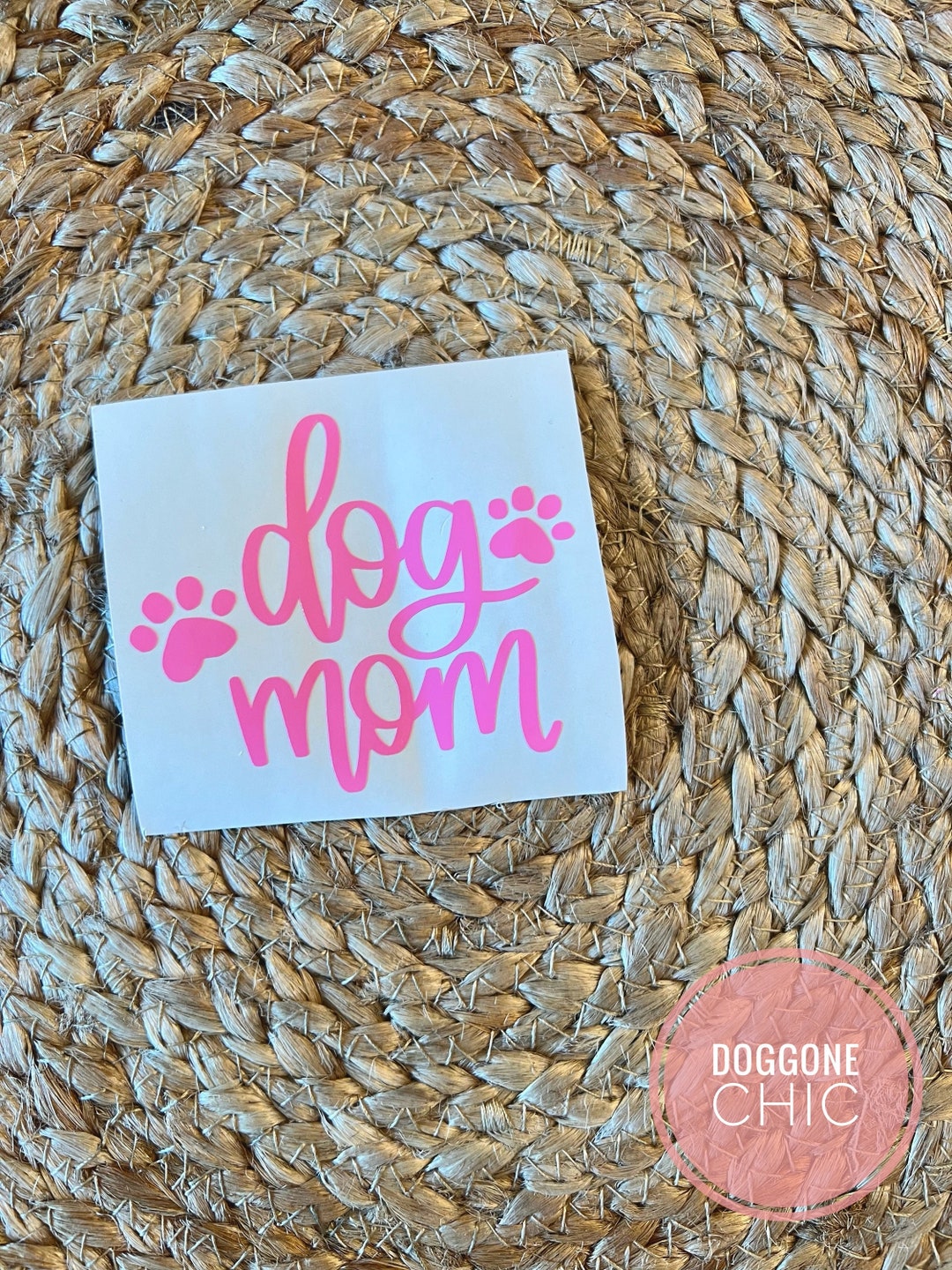 Dog Mom Car Decal / Vinyl Decal / Yeti Tumbler Decal / Vinyl Car ...