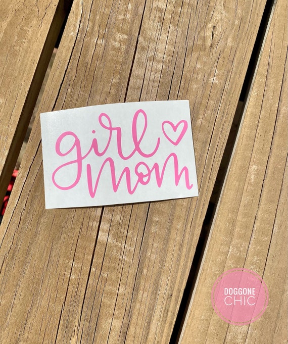 Girl mom vinyl decal Mom of girls Girl mama Car sticker | Etsy