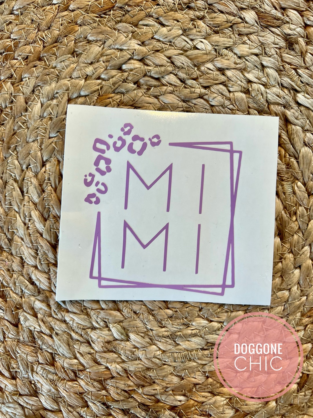 Cheetah Mimi Decal, Leopard Mimi Decal, Mimi Decal for Car, Mimi Vinyl ...