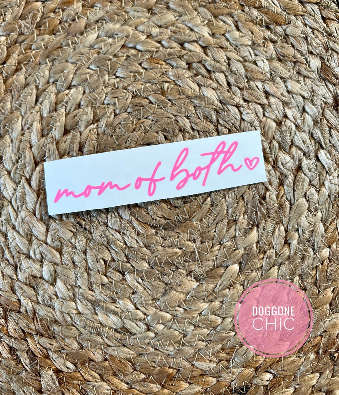 Mom of Both, Glitter and Dirt, Boy Mama, Car Sticker, Car Decal ...