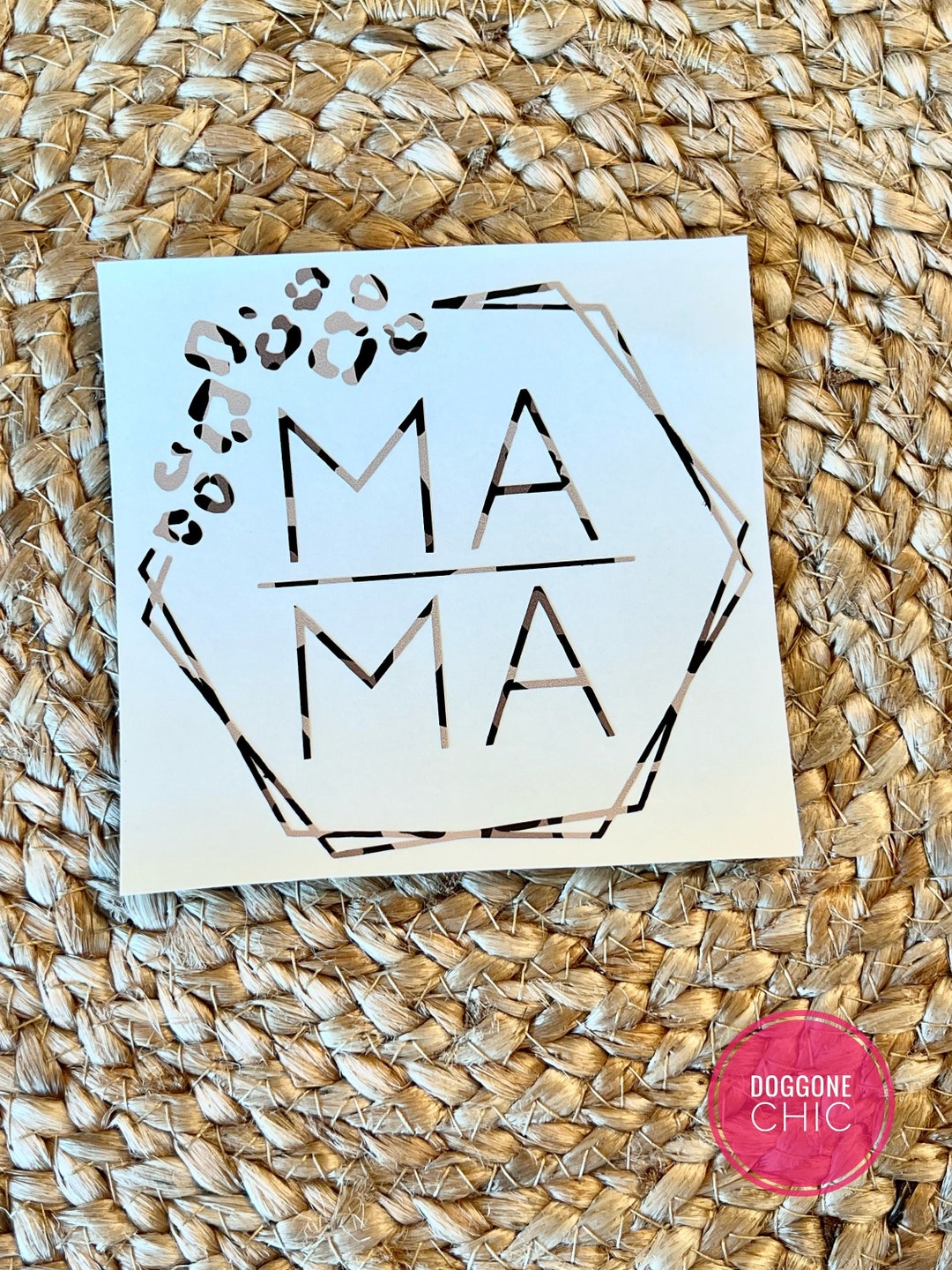 Cheetah Mama Decal, Leopard Mama Decal, Mom Decal for Car, Mom Vinyl ...