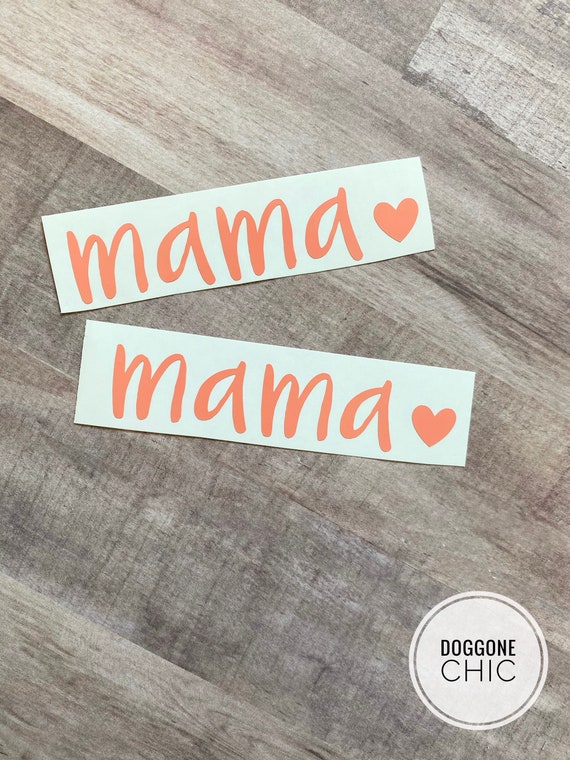 Mama car decal mom decal mom decal for car mom vinyl | Etsy