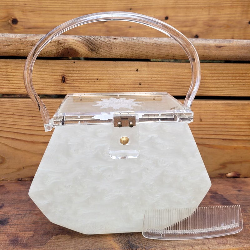 1950s Clear Purse - Etsy