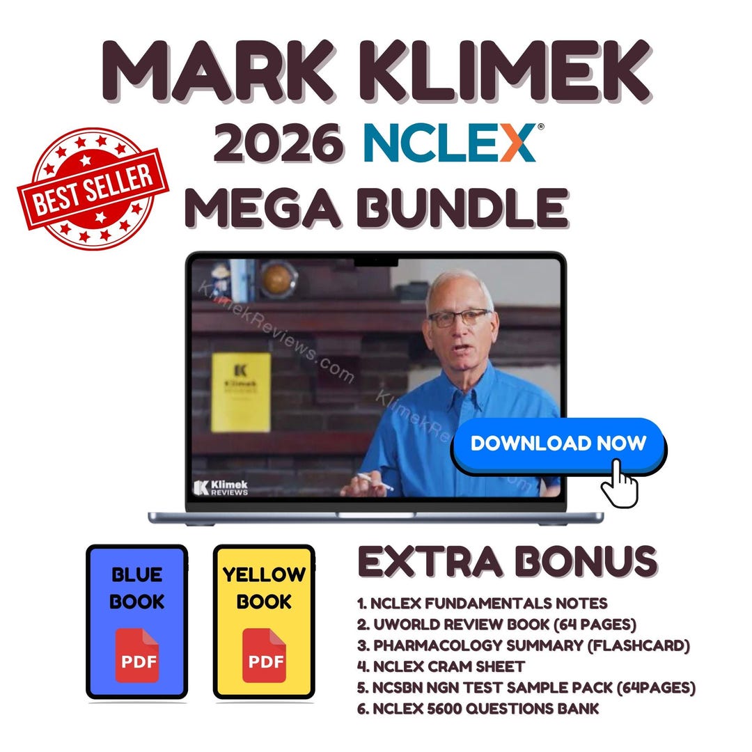 Mark Klimek 2026 Next Gen NCLEX Review Mega Bundle Next Generation ...