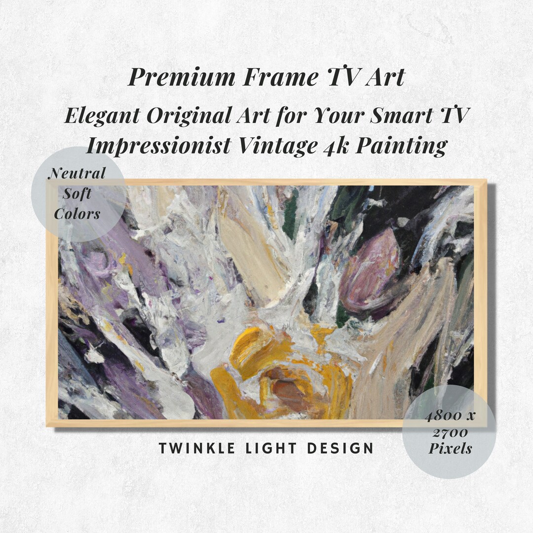 LG TV Art for Spring | Impressionist Art Oil Painting | Abstract ...