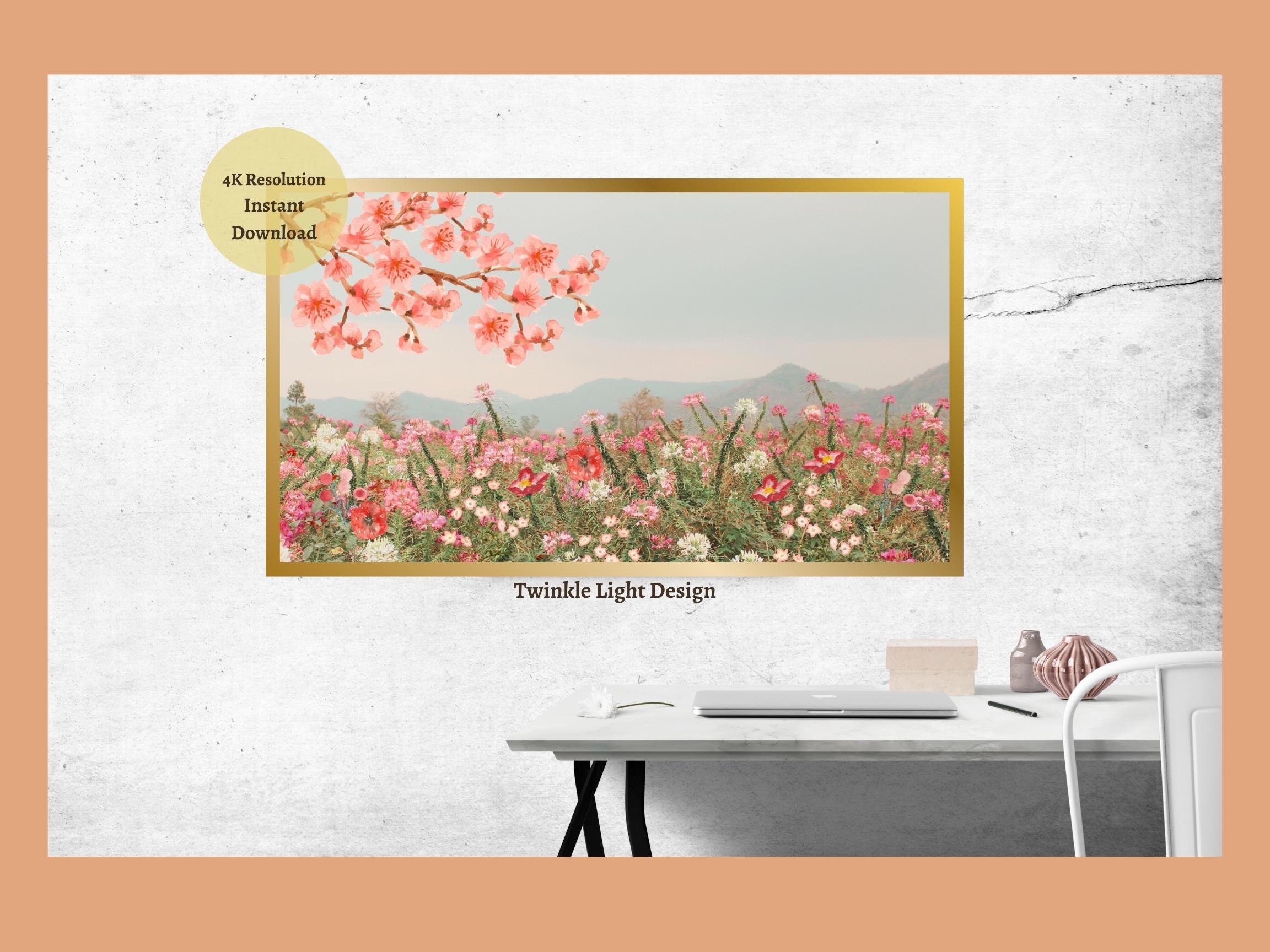Samsung the Frame TV Art | 4K Frame TV Art Painting for Spring | Spring ...
