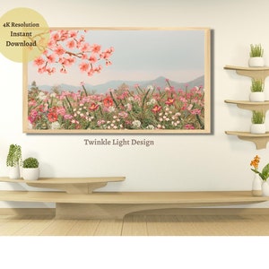 Samsung the Frame TV Art | 4K Frame TV Art Painting for Spring | Spring ...