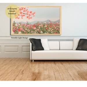 Samsung the Frame TV Art | 4K Frame TV Art Painting for Spring | Spring ...