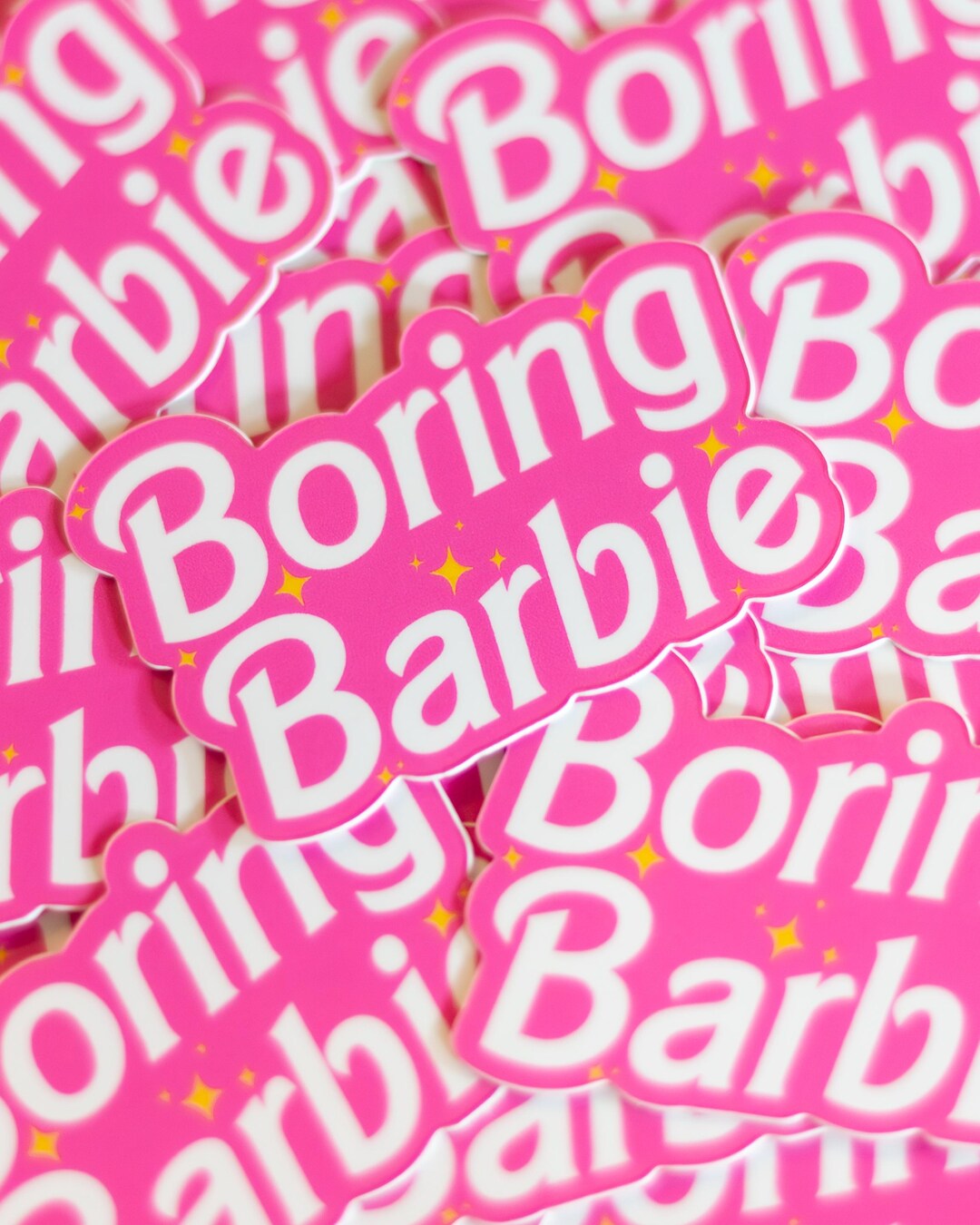 Boring Barbie | Water Bottle Decal Sticker | Laptop Sticker Decal ...