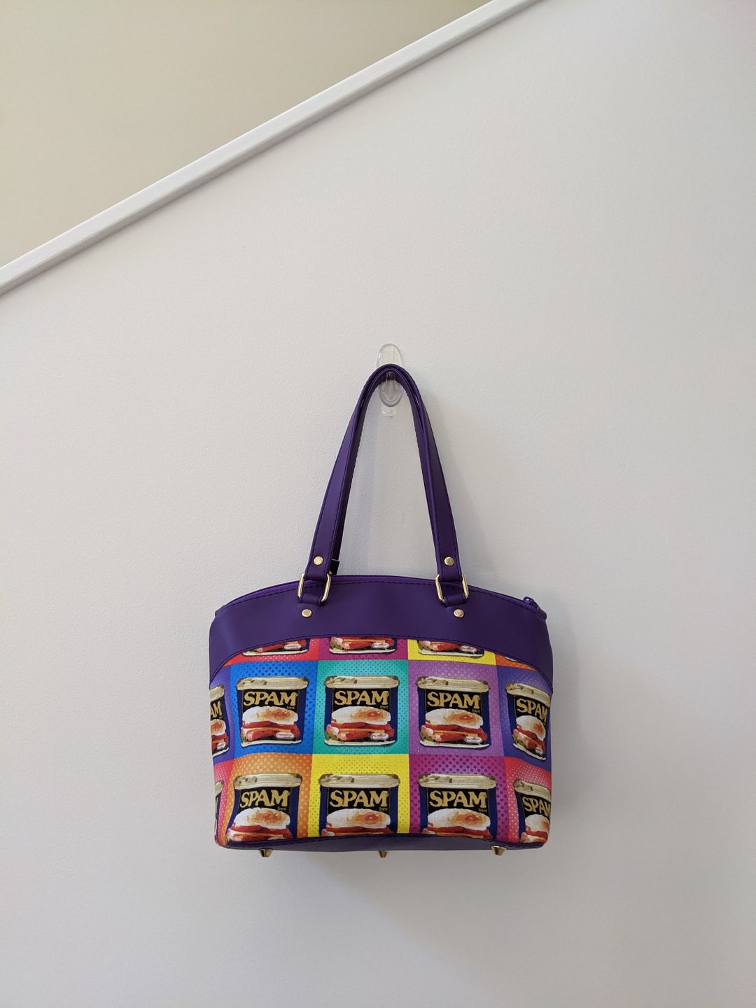 Violet Purple SPAM Lola Handbag - Etsy