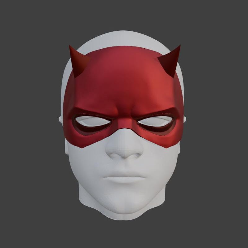 Daredevil Mask - Etsy