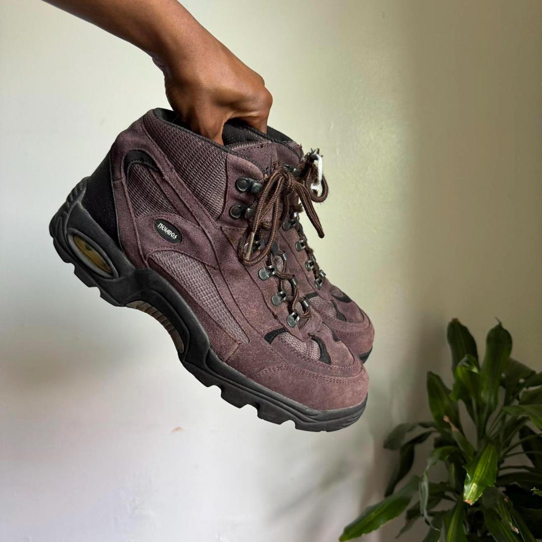 Vintage Nevados Unisex Lace up Chunky Sole Outdoors Hiking Boots Size ...