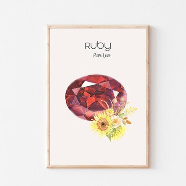 Birthstone Art - Etsy