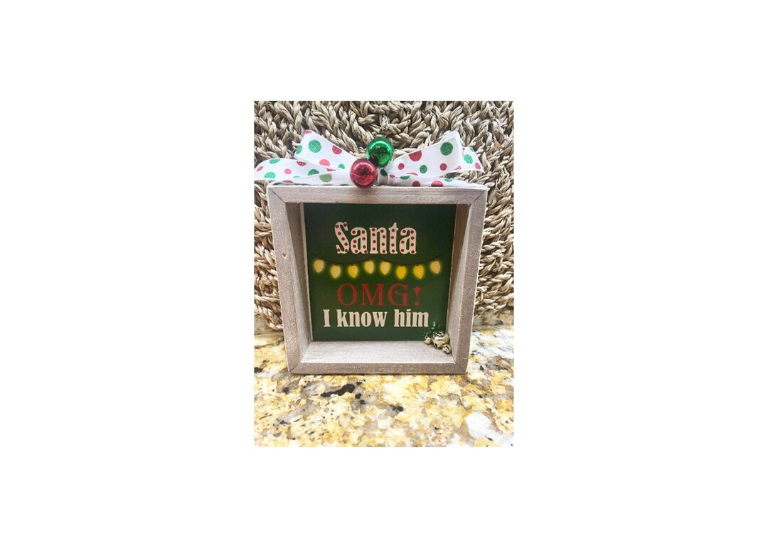 Elf Christmas Sign Buddy the Elf Mini Sign Holiday Tiered - Etsy