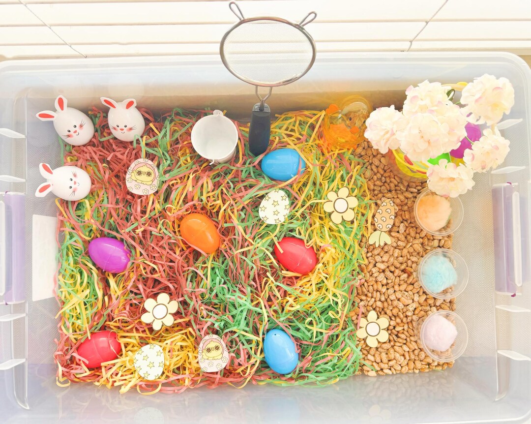 Easter Sensory Bin Filler, Spring Sensory Kit, Preschool Busy Box ...