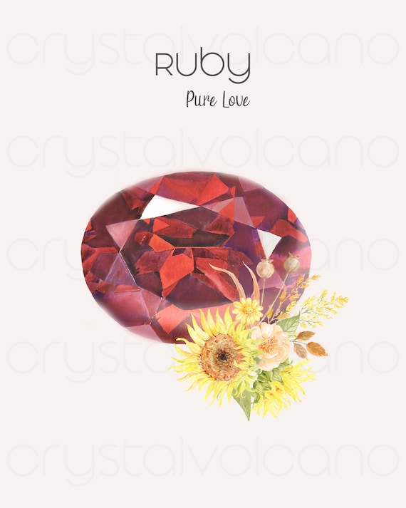 July Birthstone Color And Flower
