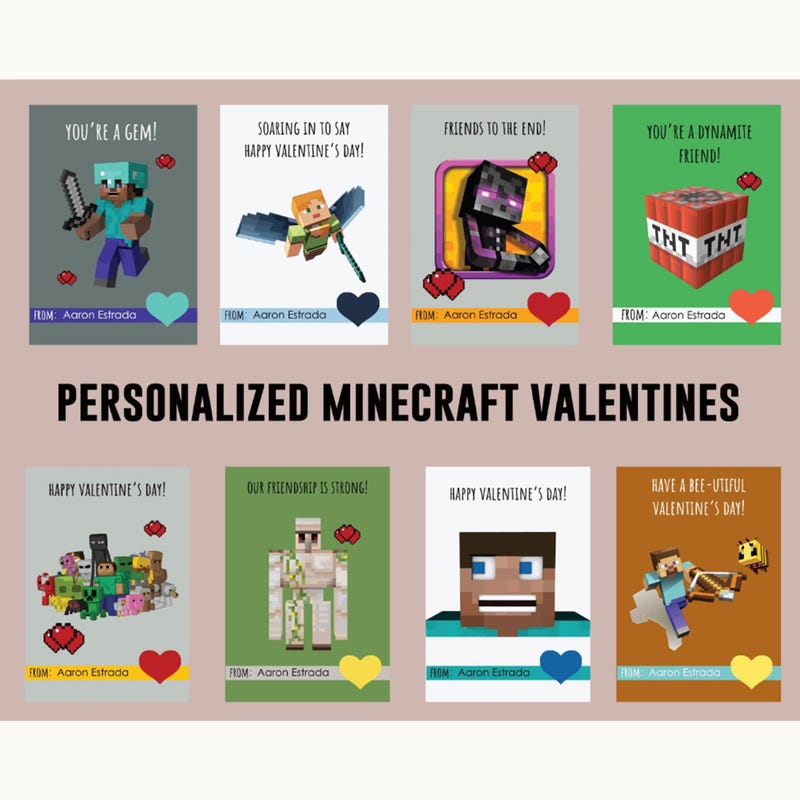 Class Valentines - Etsy