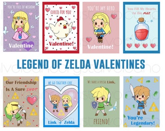 Legend of Zelda Popup Valentine - Etsy