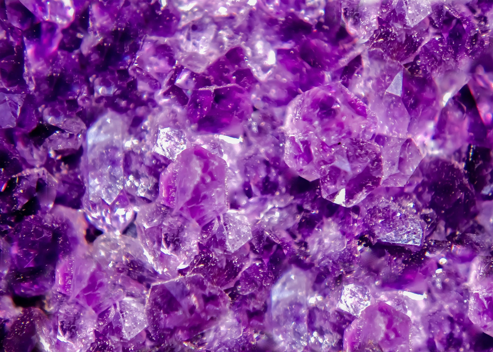 Amethyst Wall Gallery Photographs Set of Three Amethyst | Etsy