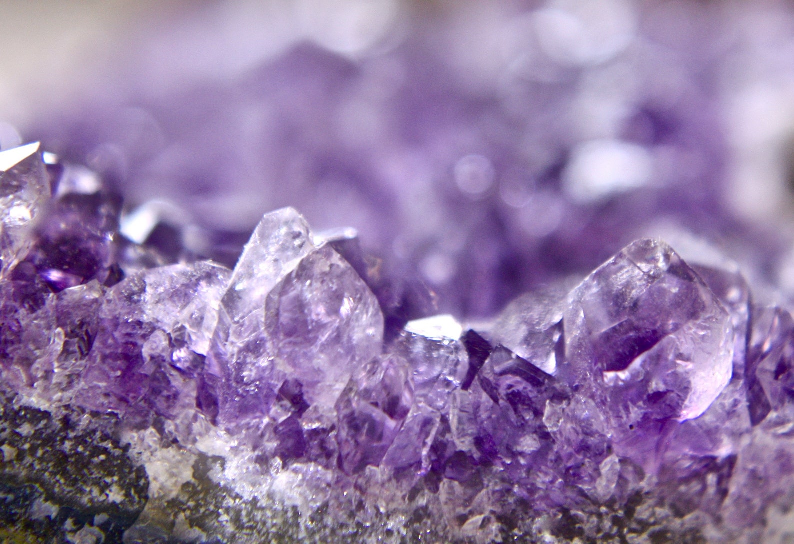 Amethyst Wall Gallery Photographs Set of Three Amethyst | Etsy