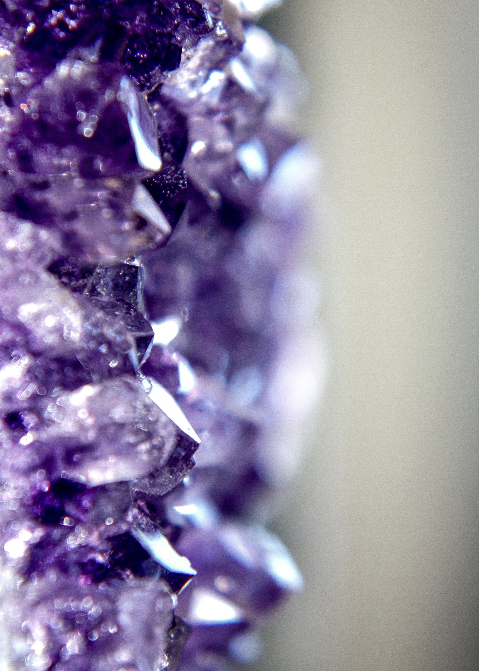 Amethyst Wall Gallery Photographs Set of Three Amethyst | Etsy