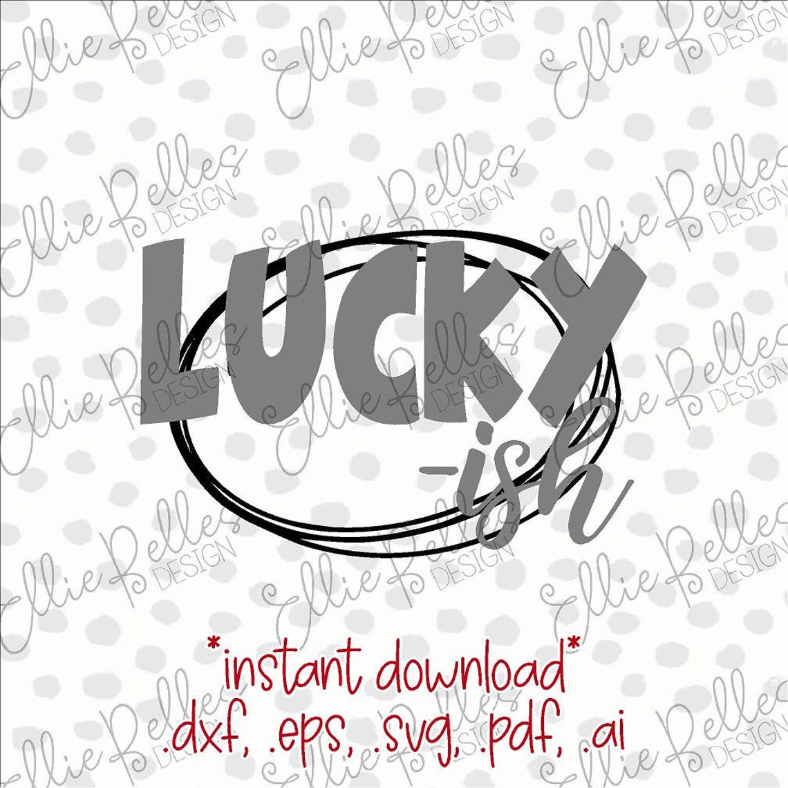 Lucky Duck Vector Cut File .svg .dxf .eps .pdf .ai - Etsy