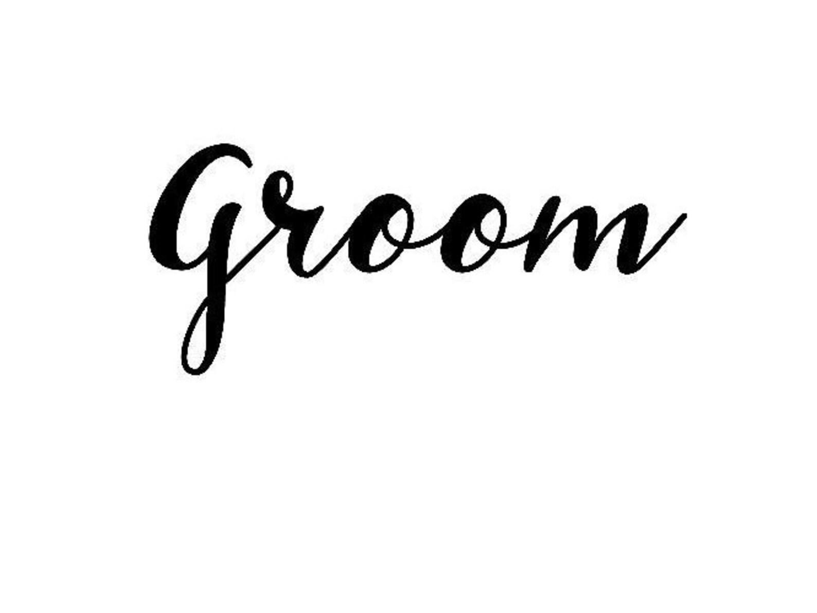 Bride and Groom Decal Stickers - Etsy