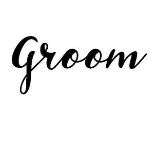 Bride and Groom Decal Stickers - Etsy
