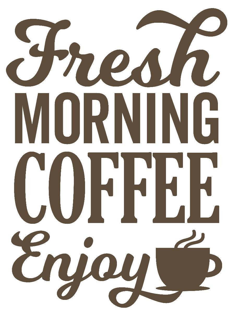 Fresh Morning Coffee Enjoy Keurig Sticker Decal - Etsy