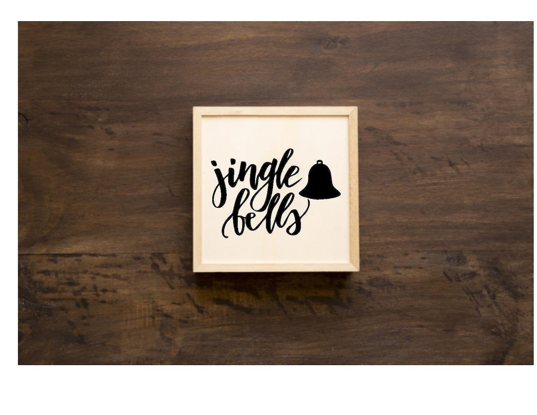Jingle Bells Wall Sign / Vinyl Sticker Decal - Etsy