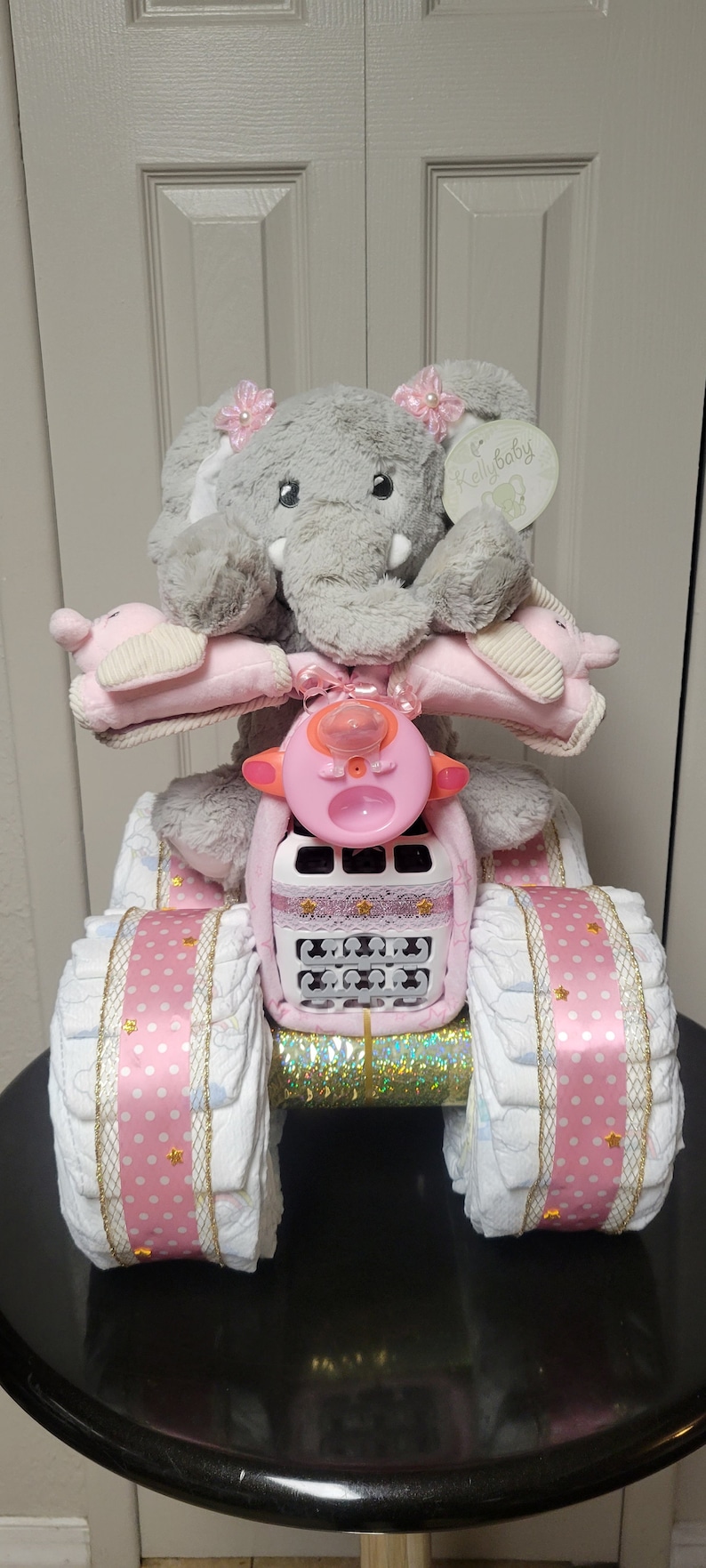 Baby Gift 4 Wheeler Motorcycle Diaper Cake Baby Shower - Etsy