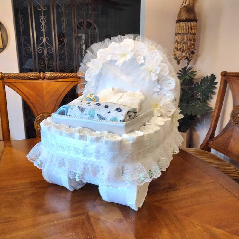 Diaper Cake Bassinet - Etsy