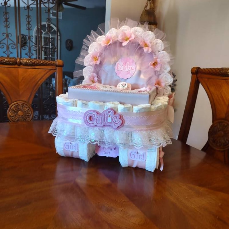 Diaper Cake Bassinet - Etsy