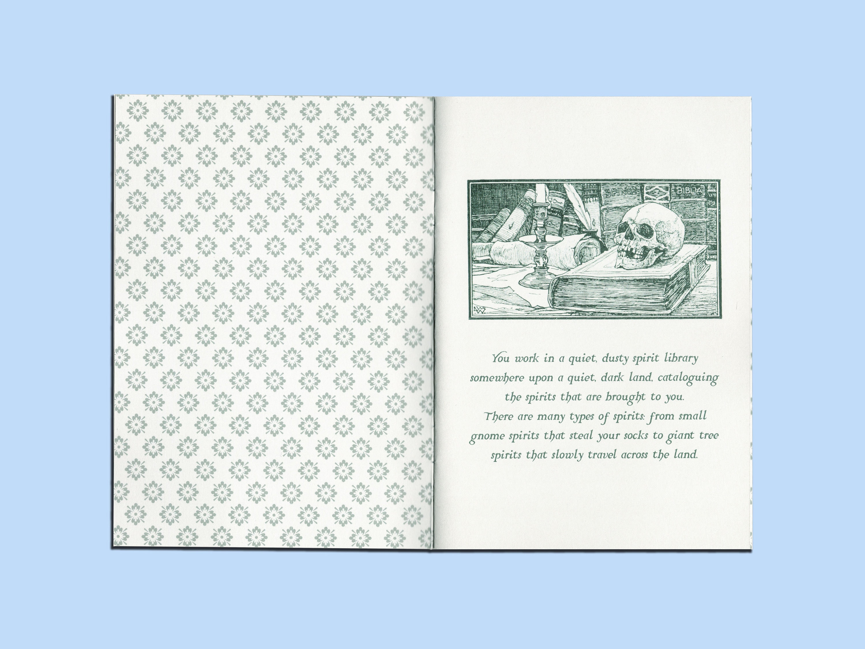 The Spirit Library 2nd Printing A Solo RPG Game Zine - Etsy