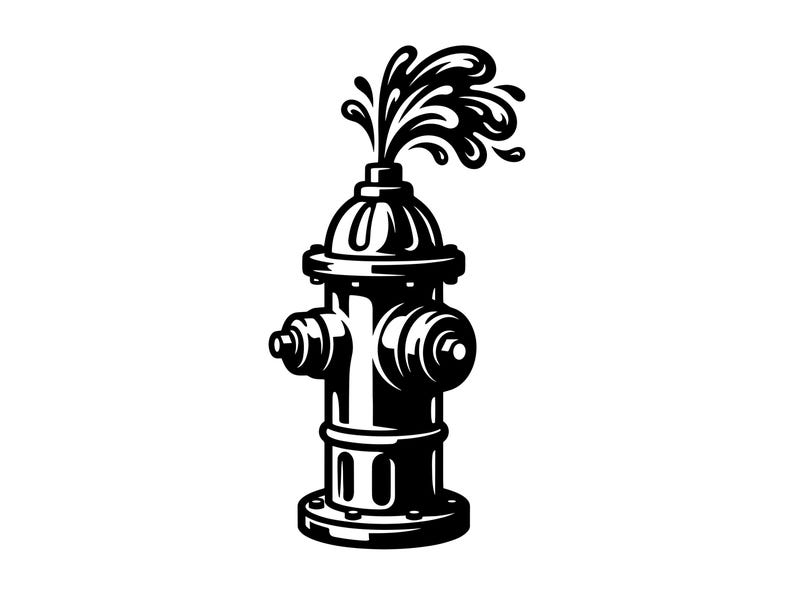 Fire Hydrant SVG - Fireman Fire Department Firefighter Water Sprinkler ...
